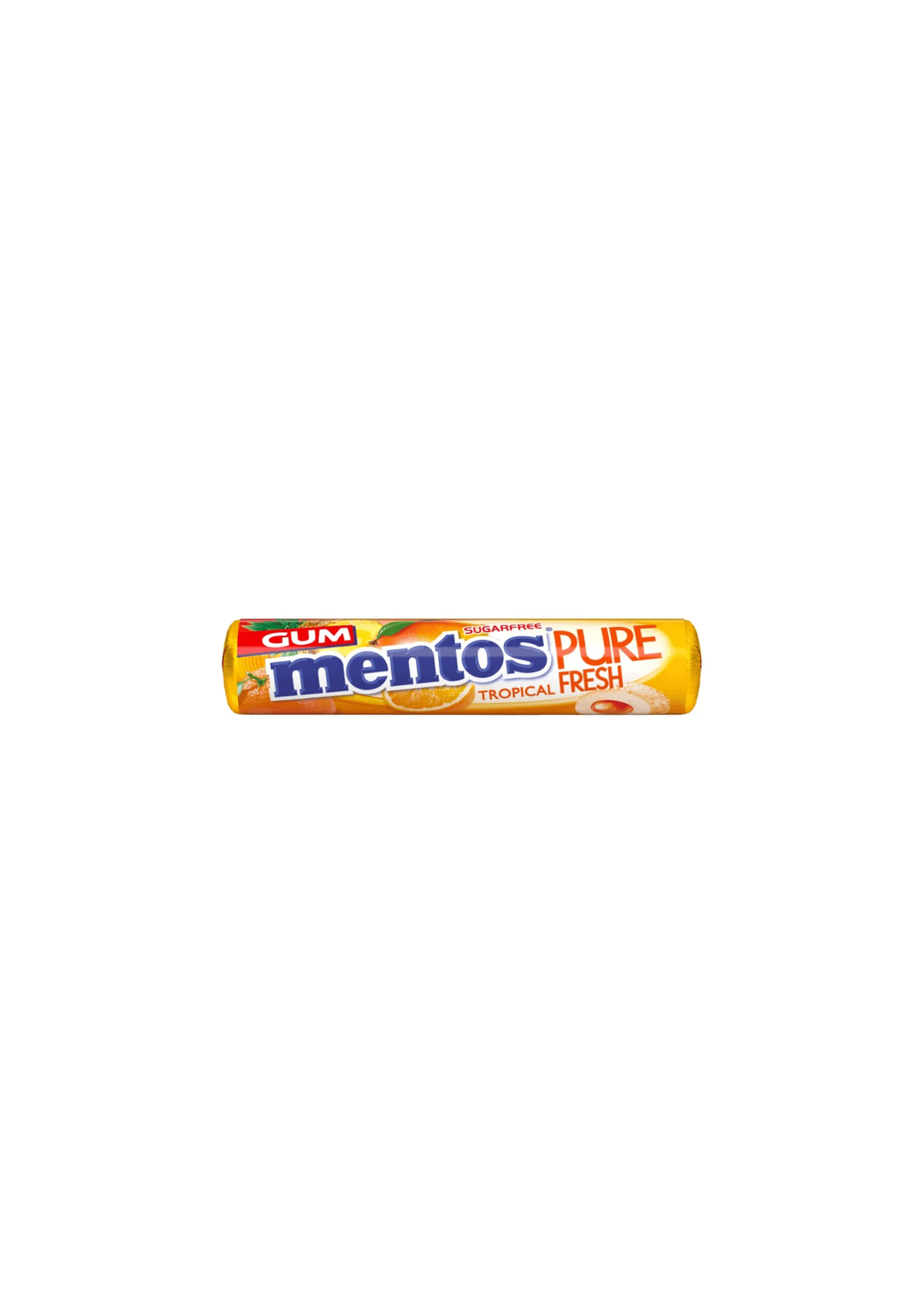 Mentos Gum Tropical Sans Sucre - 15 g | MesBonBons